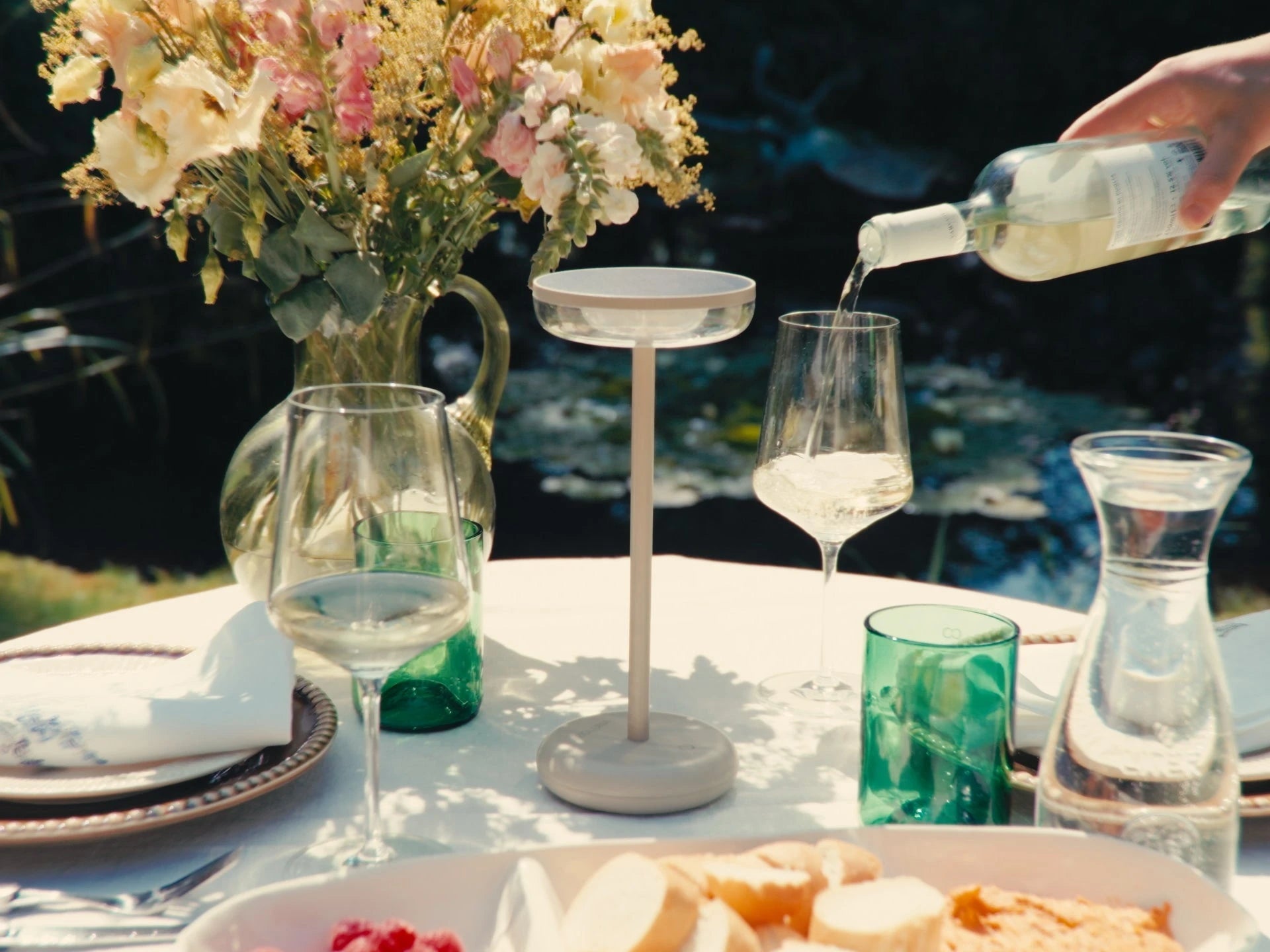 BOBBIE | Rechargeable outdoor solar table lamp, quality from ZOLUNA